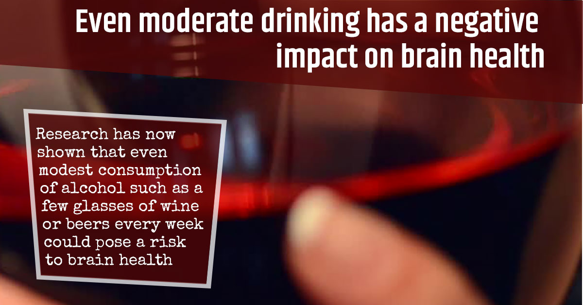 Even Moderate Drinking Has a Negative Impact on Brain Health
